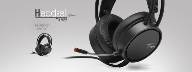 GAMING HEADSET TH-5155 با یک سال گارانتی توسن سیستم شرق
