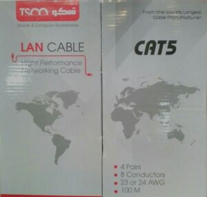کابل شبکه 3 متری تسکو TNC530 CAT5 دارای گارنتی یک ساله شرکت تسکو